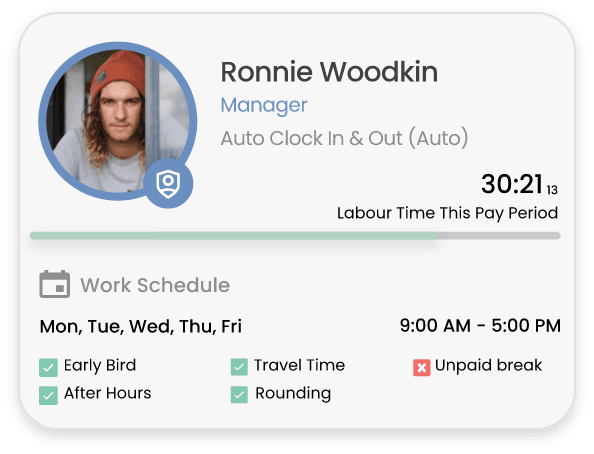 ConstructionClock | The automatic time-tracking app